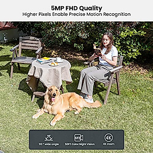 ieGeek Security Camera Outdoor with Spotlight 1080P HD Full Color Night Vision Video Surveillance Camera, Wireless WiFi Smart Home Cameras 360°PTZ with Motion Detection, Alerts, 2 Way Audio, IP65…