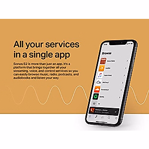 Sonos Playbar - The Mountable Sound Bar for TV, Movies, Music, and More - Black