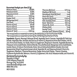 Revival Animal Health Breeder's Edge Breed to Wean Pre/Postnatal Vitamin for Cats/Small Dogs- 100 ct