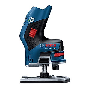 Bosch 12V Max Palm Edge, 13000 RPM EC Brushless Motor, Bare Tool Router with Cordless Convenience, Depth-Adjustment System (Renewed)