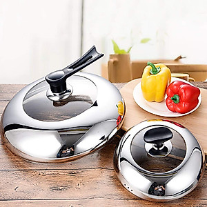 Pot Lid Handle Replacement Universal Pot Lid Knob Stand Kitchen Cookware Standing Pot Handgrip Lid, Thermostability Plastic Handgrip 3 Pack (Pot Lid Handle)