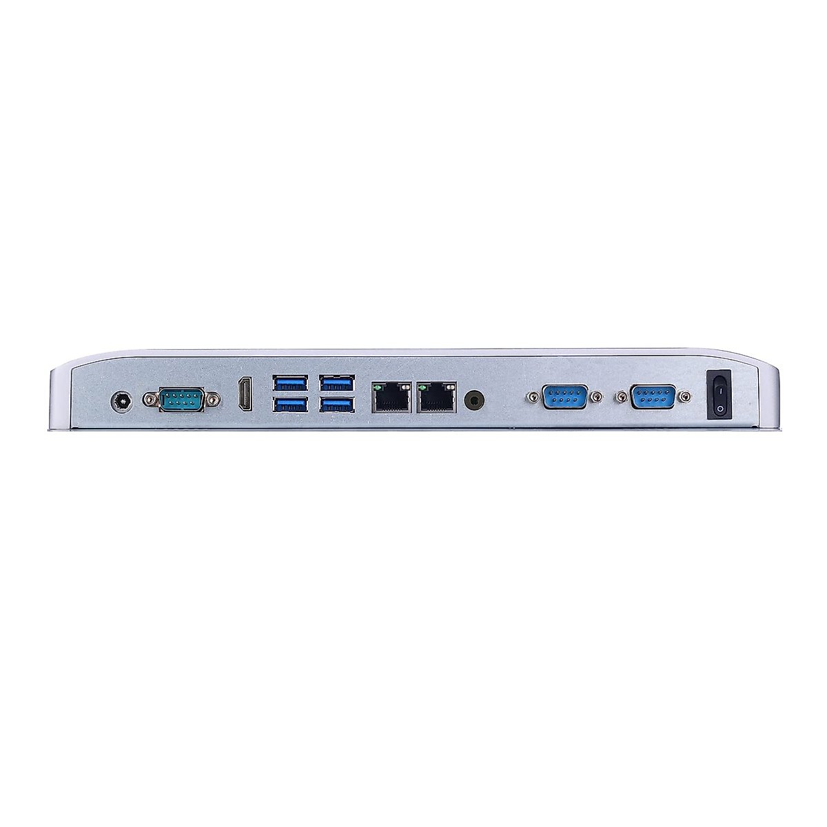 HUNSN 15.6 Inch TFT LED IP65 Industrial Panel PC, 10-Point Projected Capacitive Touch Screen, Intel J6412, Windows 11 Pro or Linux Ubuntu, PW26, HDMI, 2 x LAN, 3 x COM, 16G RAM, 128G SSD