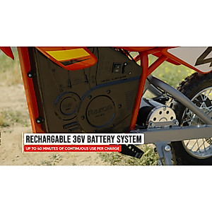 Razor MX500 Red Dirt Rocket High-Torque Electric Motorcycle Dirt Bike for Adult