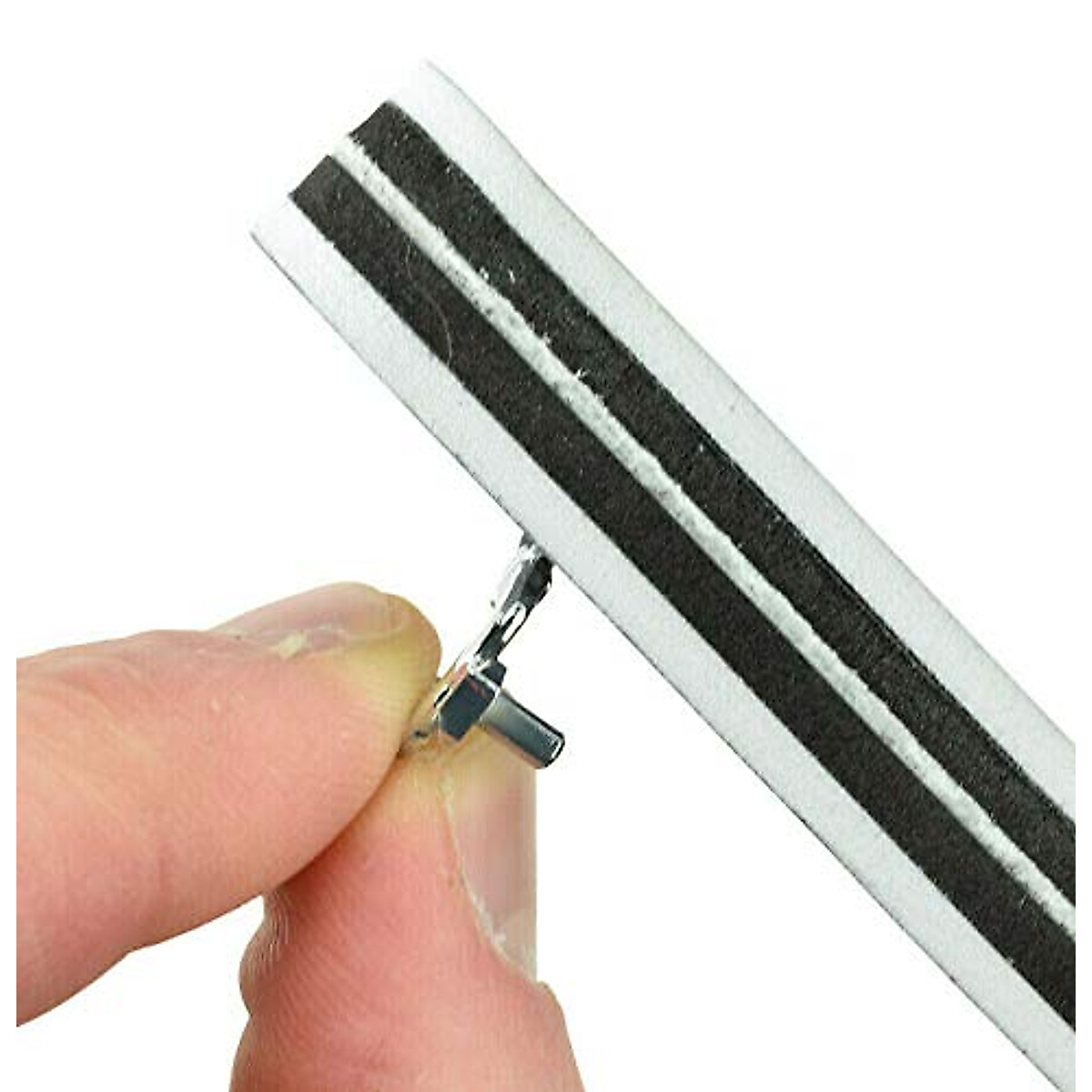 VRC Hobbies Tri-Grit Plastic Model Burr Remover Sanding Stick File - 5 Pack