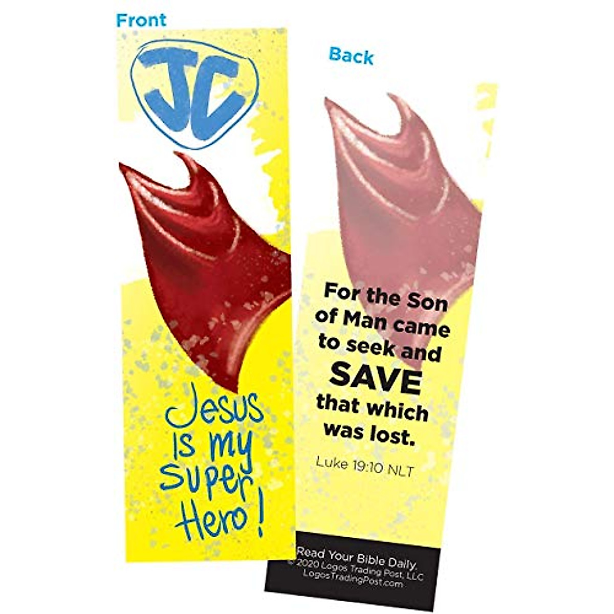 Bookmark Scripture Cards - 120 Children and Youth Bible Verse Bookmarks Box Set | Popular, Encouraging Verses, Useful Handouts for Faith Building and Sunday School, Bulk Religious Bookmarks