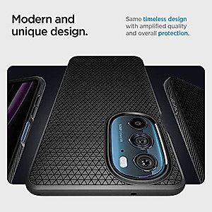 Spigen Liquid Air Armor Designed for Motorola Edge Plus (2022) Case (2022) - Matte Black