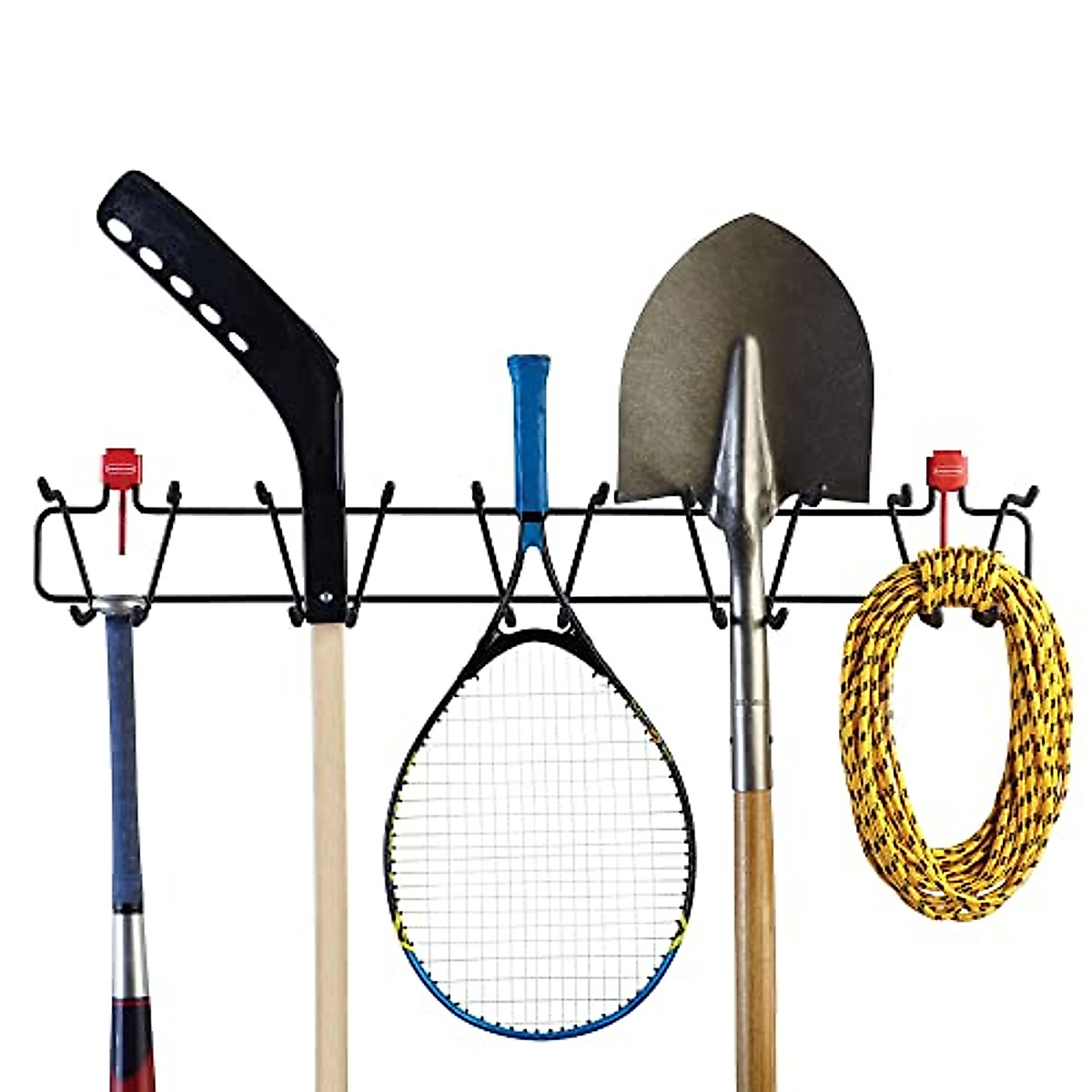 Rubbermaid Metal Shed Shelf & 50lb Capacity 34” Storage Shed Tool Rack (2-pack)