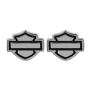 Harley-Davidson Women's Outline Bar & Shield Post Earrings HDE0285