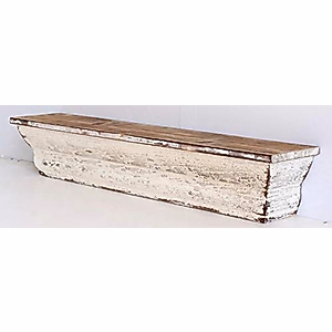 Distressed Ledge Shelf for Home Decoration - Small
