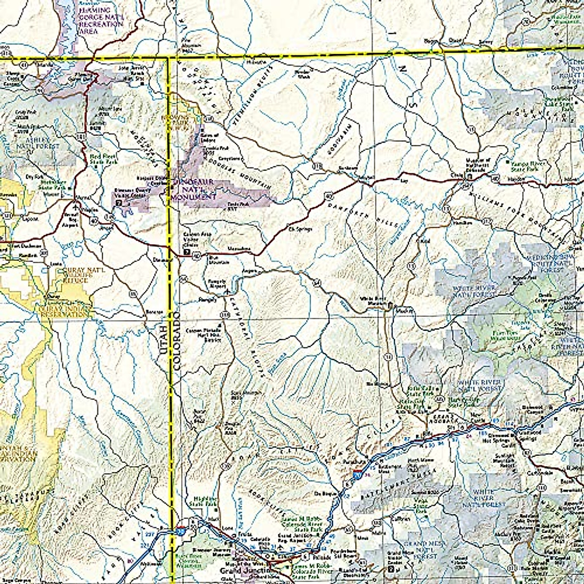 United States, Rocky Mountains Map (National Geographic Adventure Map, 3120)