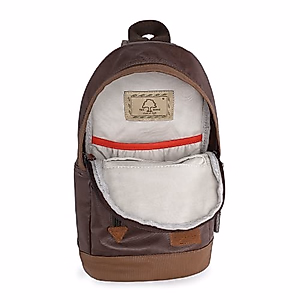 Urban Light Coated Canvas Sling Bag (Brown)
