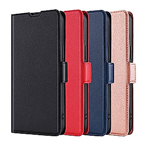 Fansipro Wallet Folio Case for Oppo Reno 2 Z, Premium PU Leather Slim Fit Cover for Reno 2 Z, 1 Card Slot, Handy, Golden