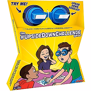 Vango UpsideDownChallenge Game for Kids & Family - Complete Fun Challenges with Upside Down Goggles - Hilarious Game for Game Night and Parties - Ages 8+
