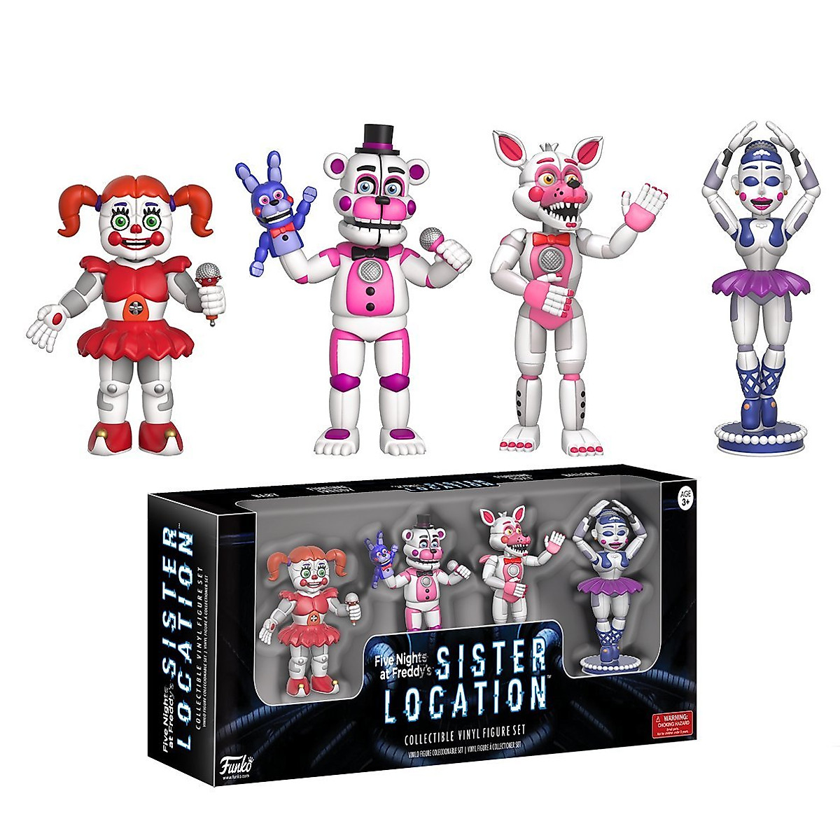 Funko 2" Action Figure Five Nights at Freddy's Sister Location Set 1 Action Figure