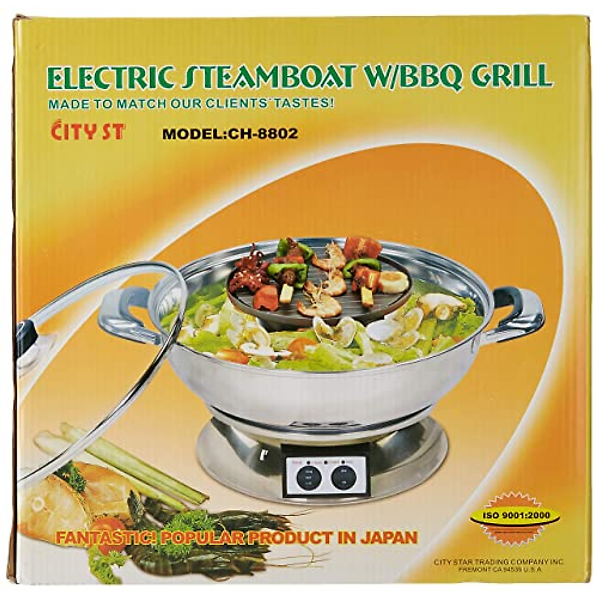 The Original Shabu Shabu Hot Pot w/BBQ Grill by City ST