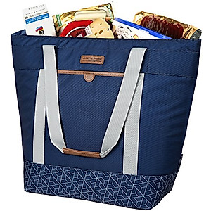 Arctic Zone 5-12140-14-0E Jumbo Thermal Insulated Tote Hot/Cold Food Carrier-Large, Navy