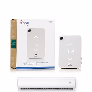 Mysa Smart Thermostat for Mini-Split Heat Pumps and AC | for Ductless Heat Pumps, Window Units or Portable Air Conditioners, Control Remotely with Smartphone or Tablet, Energy Saving, Easy Setup