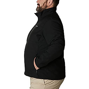 Columbia Men's Ascender Softshell Front-Zip Jacket, Black, Medium