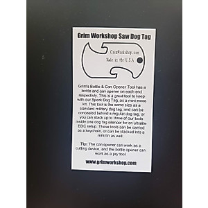 Bottle & Can Opener Dog Tag