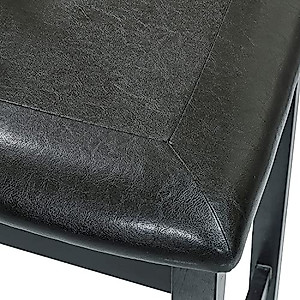 Lexicon Skyway 5-Piece Counter Height Dining Set, Black