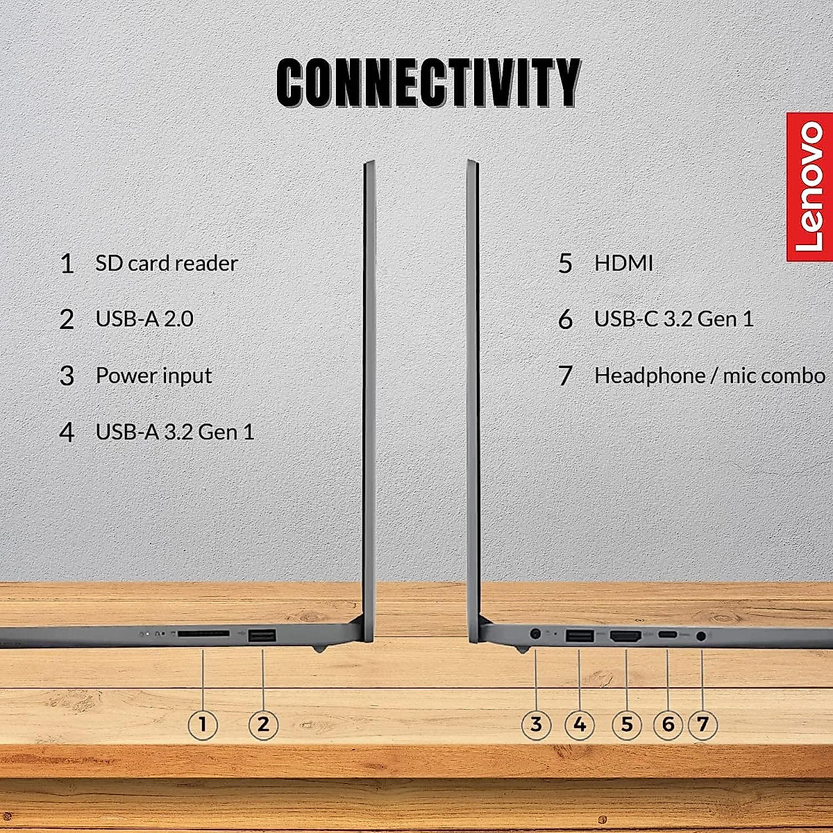 Lenovo IdeaPad Laptop, 15.6" FHD Display, Intel Pentium Silver N6000 ...