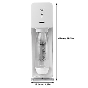 Sparkling Water Maker, Bubble Soda Maker, Easy to Operate Sparkling Water Maker, Desktop Household Commercial Carbonated Beverage Machine for DIY Bubble Fruit