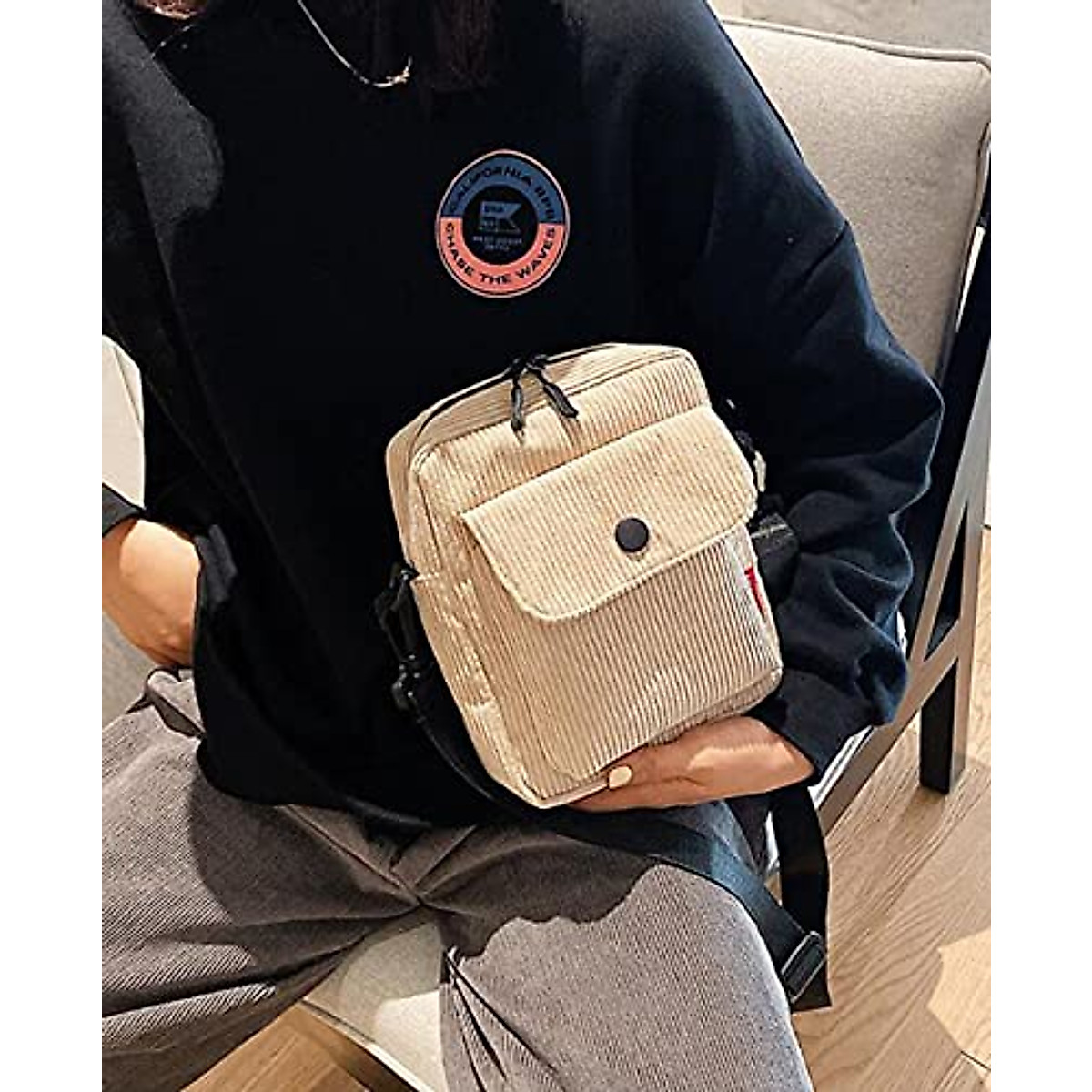 Corduroy Crossbody Bags Women Handbag Tote Bag Hobo Bag Cell Phone Bag Cute Wallet Purse Tote Top Handle Satchel 2023