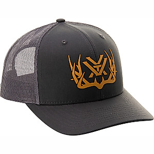 Vortex Optics Silicone Weld Full Tine Mesh Snap Back Caps (Charcoal)