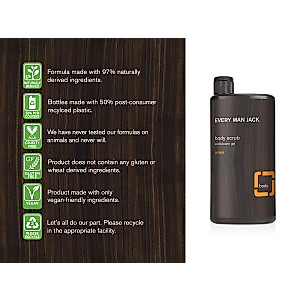 Every Man Jack Body Wash + Shampoo Set - Citrus | 16.9-ounce Body Wash + 13.5-ounce 2-in-1 Shampoo + Conditioner | Naturally Derived, Parabens-free, Pthalate-free, Certified Cruelty Free