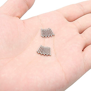 Ftovosyo 20Pcs 316L Stainless Steel Nose Bone Stud Set with Clear Cubic Zirconia 20 Gauge Nostril Rings Pin Piercing Jewelry Women Men 1.5mm