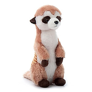 The Petting Zoo Meerkat Stuffed Animal, Gifts for Kids, Wild Onez Zoo Animals, Meerkat Plush Toy 12 inches