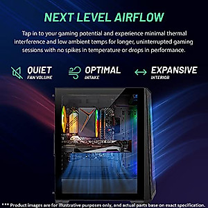 Skytech Chronos Gaming PC Desktop – Intel Core i7 13700K 3.4 GHz, NVIDIA RTX 4070, 1TB NVME SSD, 32GB DDR5 RAM RGB, 750W Gold PSU, 360mm AIO, 11AC Wi-Fi, Windows 11 Home 64-bit,Black