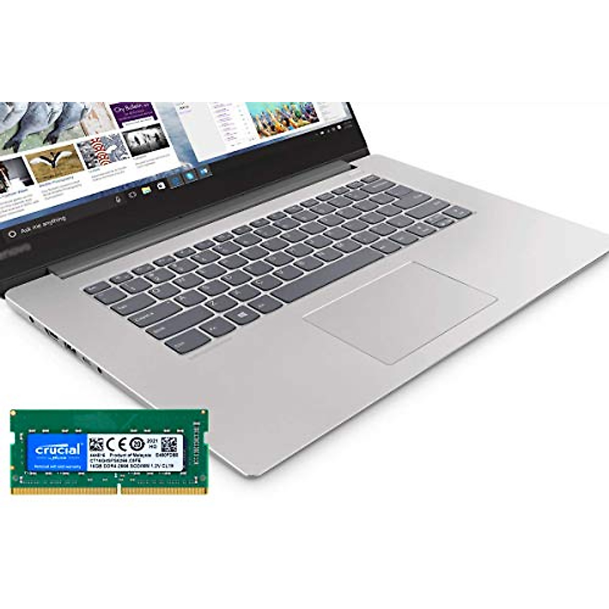 Crucial 16GB DDR4 SDRAM Memory Module - for Notebook - 16 GB - DDR4-2666/PC4-21300 DDR4 SDRAM - CL19-1.20 V - Non-ECC - Unbuffered - 260-pin - SoDIMM (CT16G4SFS8266)