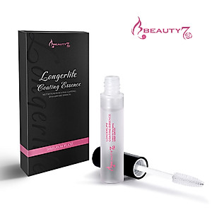 Beauty7 Eyelash Coating Essence Clear Lash Eyelashes Coating Essence Sealant Sealer 10ML Mascara Brush Extend Eyelashes Extension Longer Life Aftercare Non-Scent Waterproof Better Retention