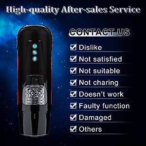 Automatic Male Masturbator Sex Toys for Men with 7 Thrusting & Roating Modes Male Sex Toys 3D Realistic Textured Sleeve Male Masterburbater Men's Vibrating Sex Machine Adult Sex Toys & Games Black