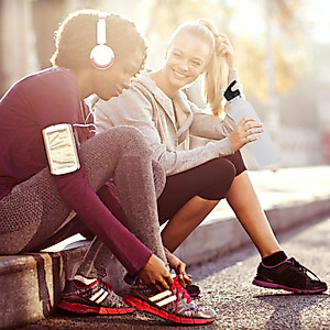 Neihepal White Stainless Steel Water Bottles,24 Ounce Vacuum Insulated Double Wall Travel Bottle with Leak-Proof Straw Lid of Handle,Metal Reusable Standard Mouth Flask Thermoses for Hikers,Gift