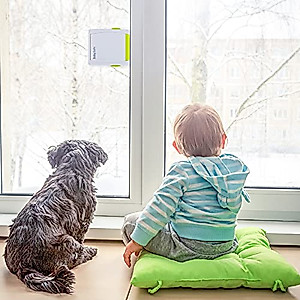 LATIBELL Sliding Glass Door Window Locks - 4 Pack Child Baby Proof Security Locks for Kids Safety Slide Closet Patio Doors, No Screws or Drills Needed