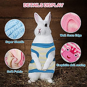 Dog Sweaters for Small Dogs, Rabbit Cat,Guinea Pig,Puppy Clothes for Christmas Winter Warm Cute Pet Sweaters, Fleece Puppy Sweater for Chihuahua Teacup Yorkie,6 Pieces for Small Animal Vest (X-Small)