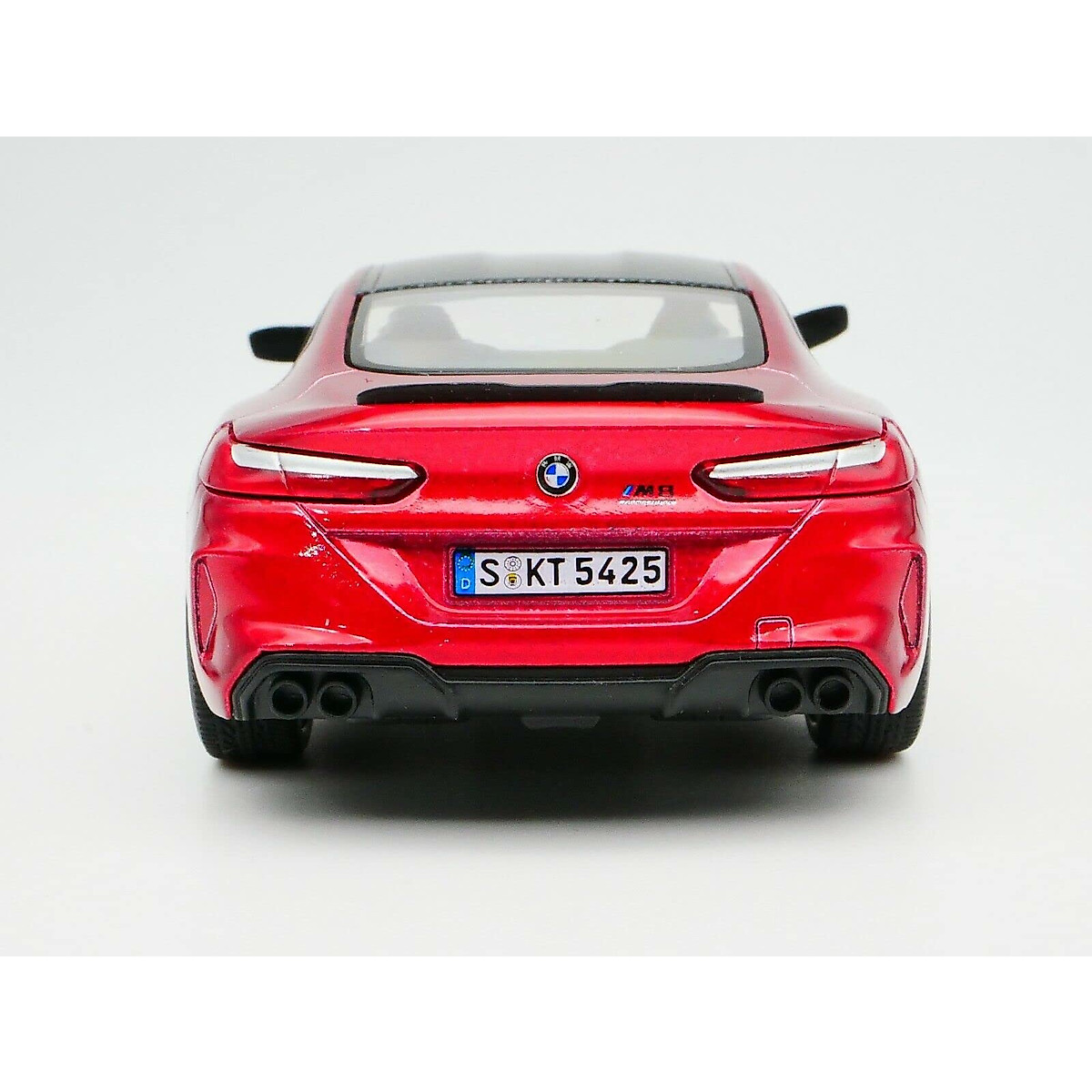 KiNSMART BMW M8 Competition Coupe Red 5" 1:36 Scale Die Cast Metal Model Toy Car w/Pullback Action