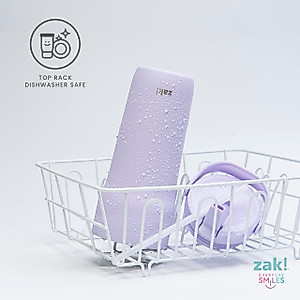 Zak Designs Sutton Travel Tumbler for On the Go, 30oz Stainless Steel with Vacuum Insulation, Straw Spout, Carry Handle for Cold Drinks (Vanilla Yellow)