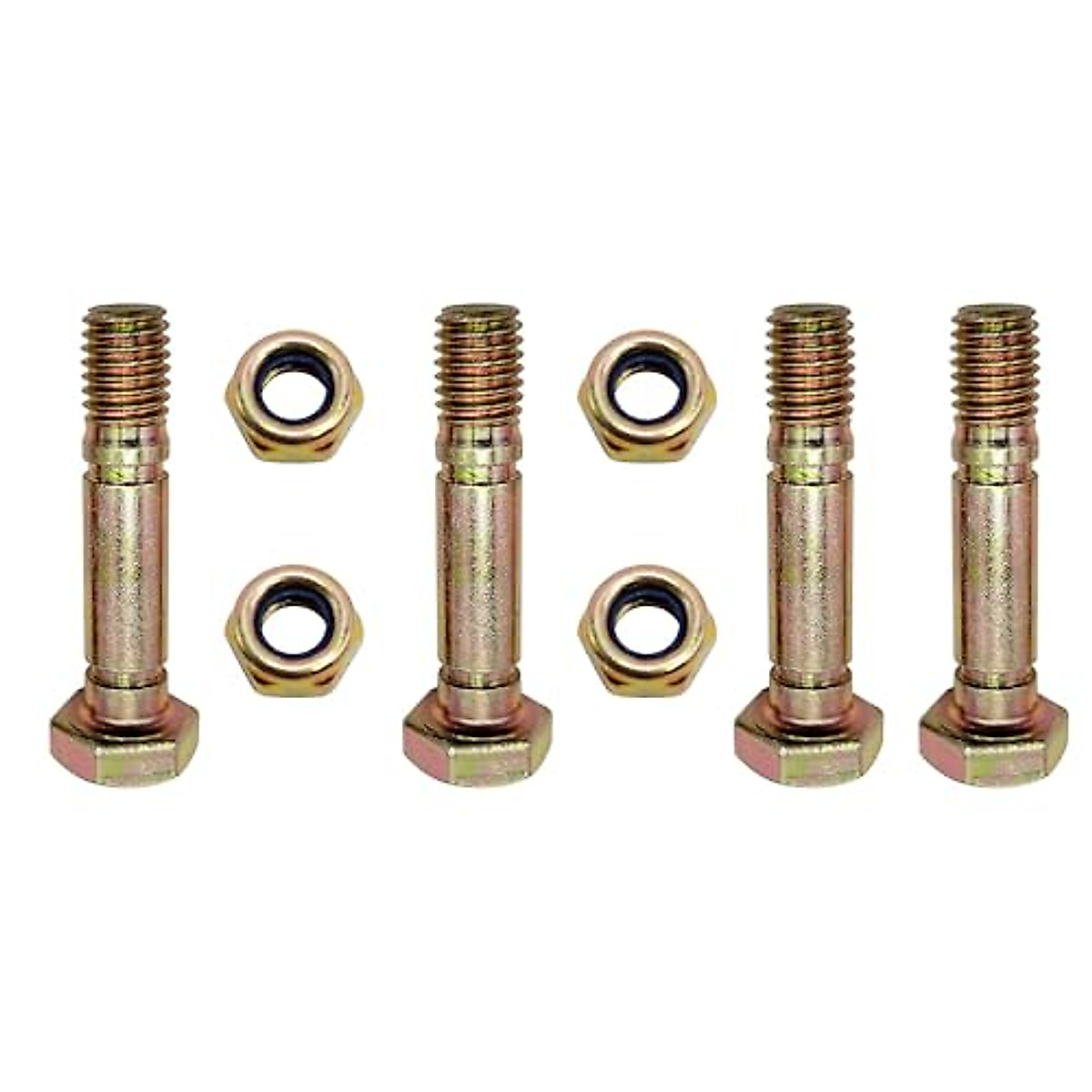 710-0890 Shear Pins and Nuts Fits MTD Cub Cadet Troy-Bilt 710-0890 710-0890A 910-0890A 4 Pack