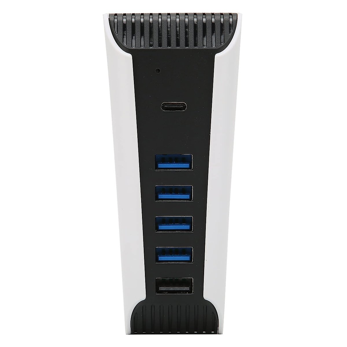 5 in 1 USB Hub High‑Speed Expansion Adapter with USB3.0 Type‑C Ports for Console,with Stable ,1 x USB + 1 x Type‑C (Male) to 5 x USB + 1 x Type‑C (Female)