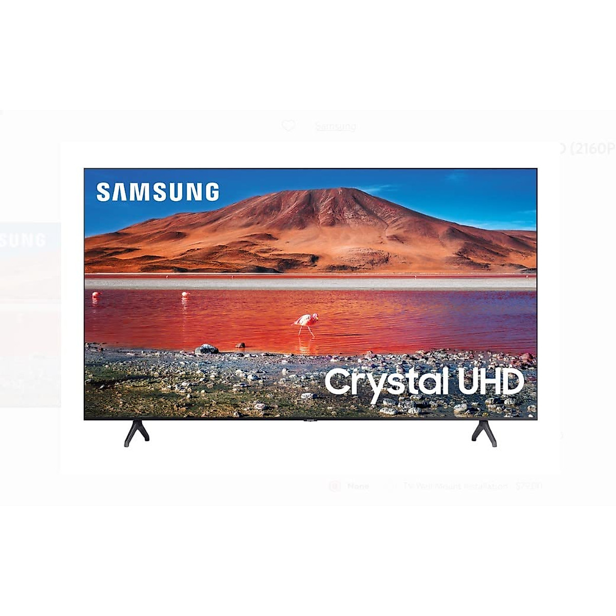 SAMSUNG 65-inch Class Crystal UHD TU-7000 Series - 4K UHD HDR Smart TV - Compatible with Alexa (UN65TU7000FXZA, 2020 Model) (Renewed)