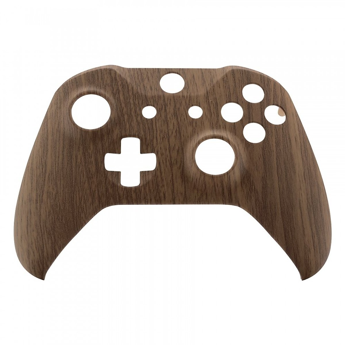eXtremeRate Wood Grain Patterned Front Housing Shell Faceplate for Xbox One S & Xbox One X Controller Model 1708 - Controller NOT Included