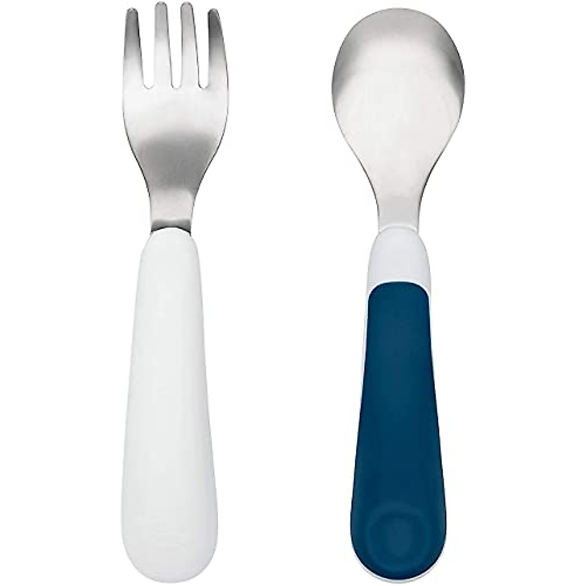 OXO Tot Training Fork and Spoon Set, Teal/Navy (2 Pack) …
