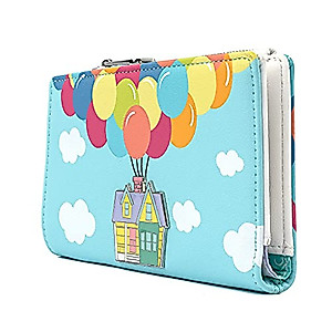Loungefly Disney UP Balloon House Faux Leather Flap Wallet