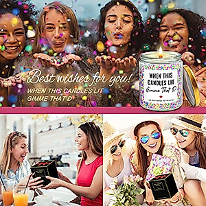 Gifts for Boyfriend Husband,Gifts for Him,Candles for Men-When This Candles Lit Give Me That D-Scented Candles,Funny Gifts for Men,Naughty Couples Gifts,Birthday Gifts for Him