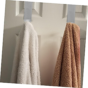 1pc Door Hook Double Sides Hooks Organizer Hooks Punch- Hook Punch Storage Hook Bathroom Hanger Hanging Hook Back Door Hanger Glass Door Hanger Towel Hooks