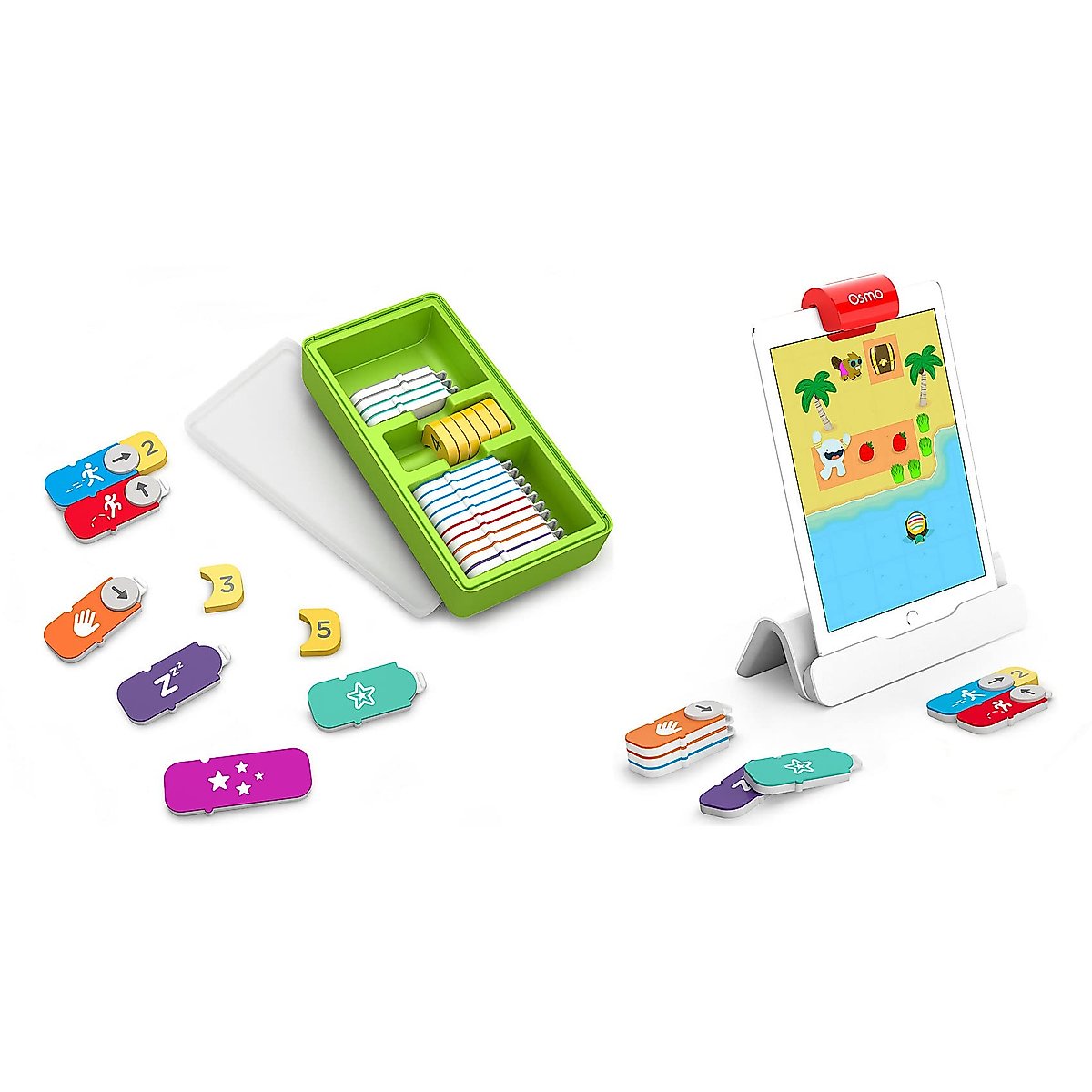 Osmo - Coding Family Bundle for iPhone, iPad & Fire Tablet - 3 Educational Learning Games - Ages 5-10+ - Coding Jam, Coding Awbie, Coding Duo - STEM Toy (Osmo Base Required) (Amazon Exclusive)