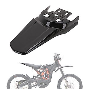 JFG RACING Sur Ron Rear Fender,Motorcycle Rear Fender Mudguard Plastic for Surron Sur Ron Light Bee X/S Segway X260 X160 Electric Dirt Bike EBike Black
